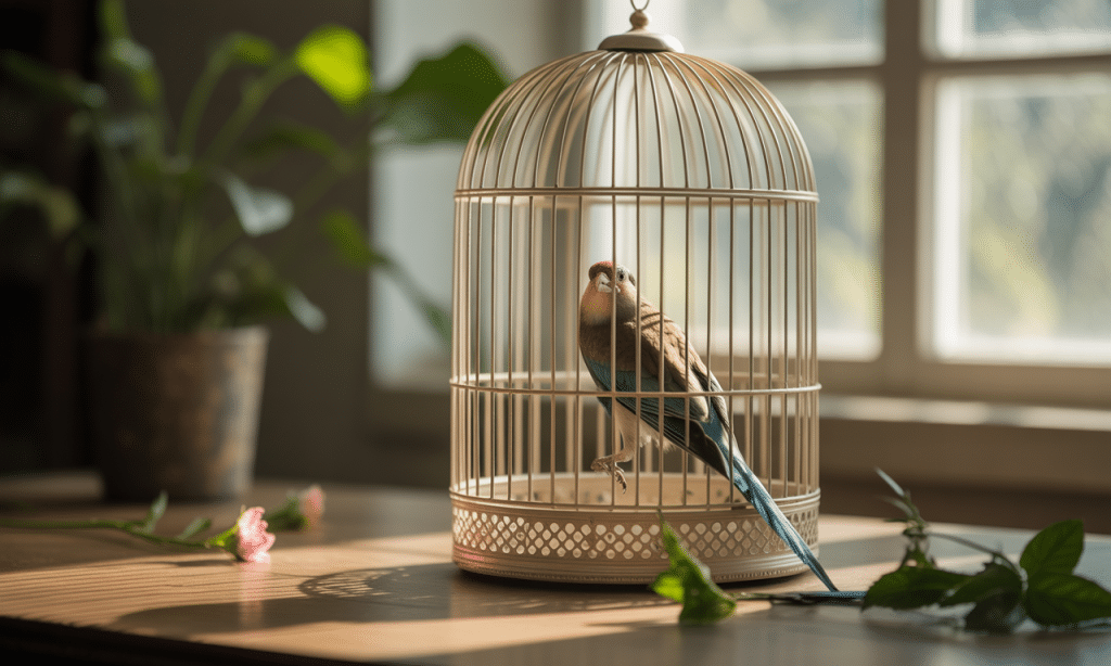 Que ressentent vraiment les oiseaux en cage